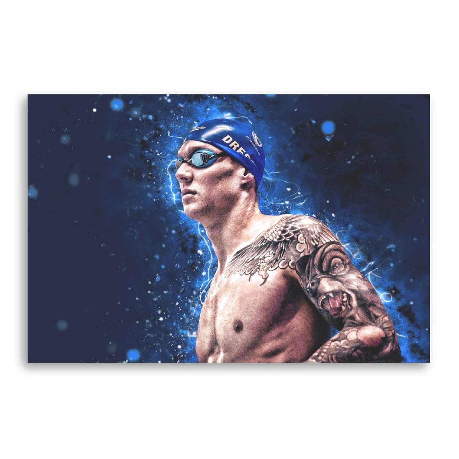 Buy Caeleb Remel Dressel Art s American Swimmer s Tokyo 2020 Olympic ...