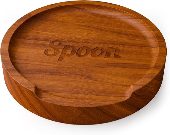 Amazon.com: Wood Spoon Rest - The Best Wooden Spoon Holder for Stove ...