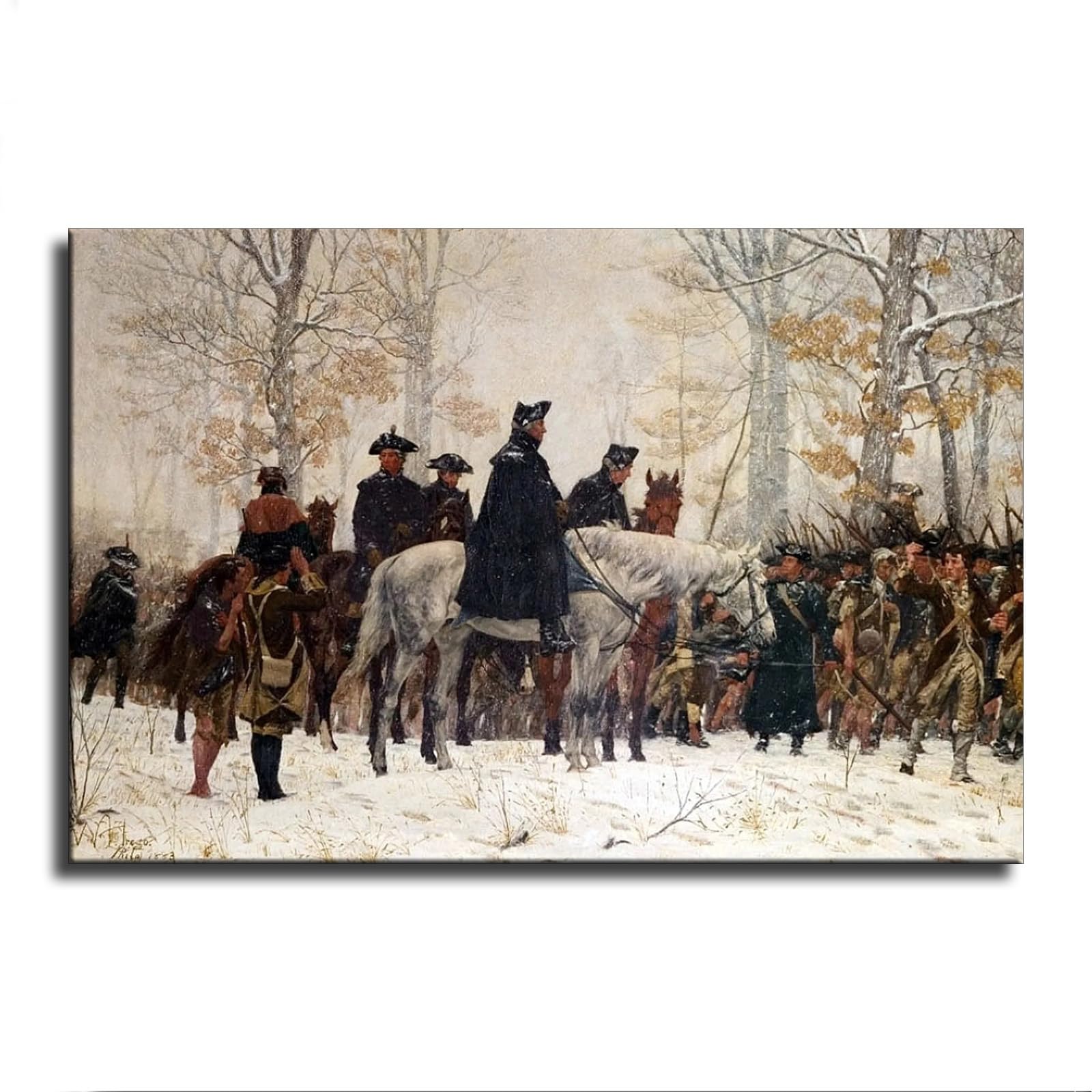 Amazon.com: Large George Washington at Valley Forge Revolutionary War ...