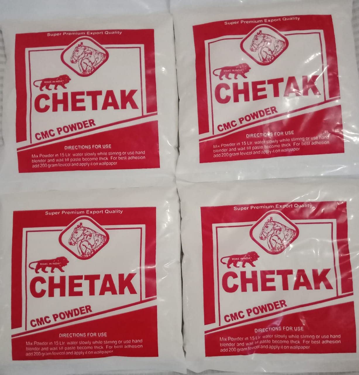 S.S. Chemicals CMC Powder All Purpose Wallpaper Adhesive ( Pack of 1 ...