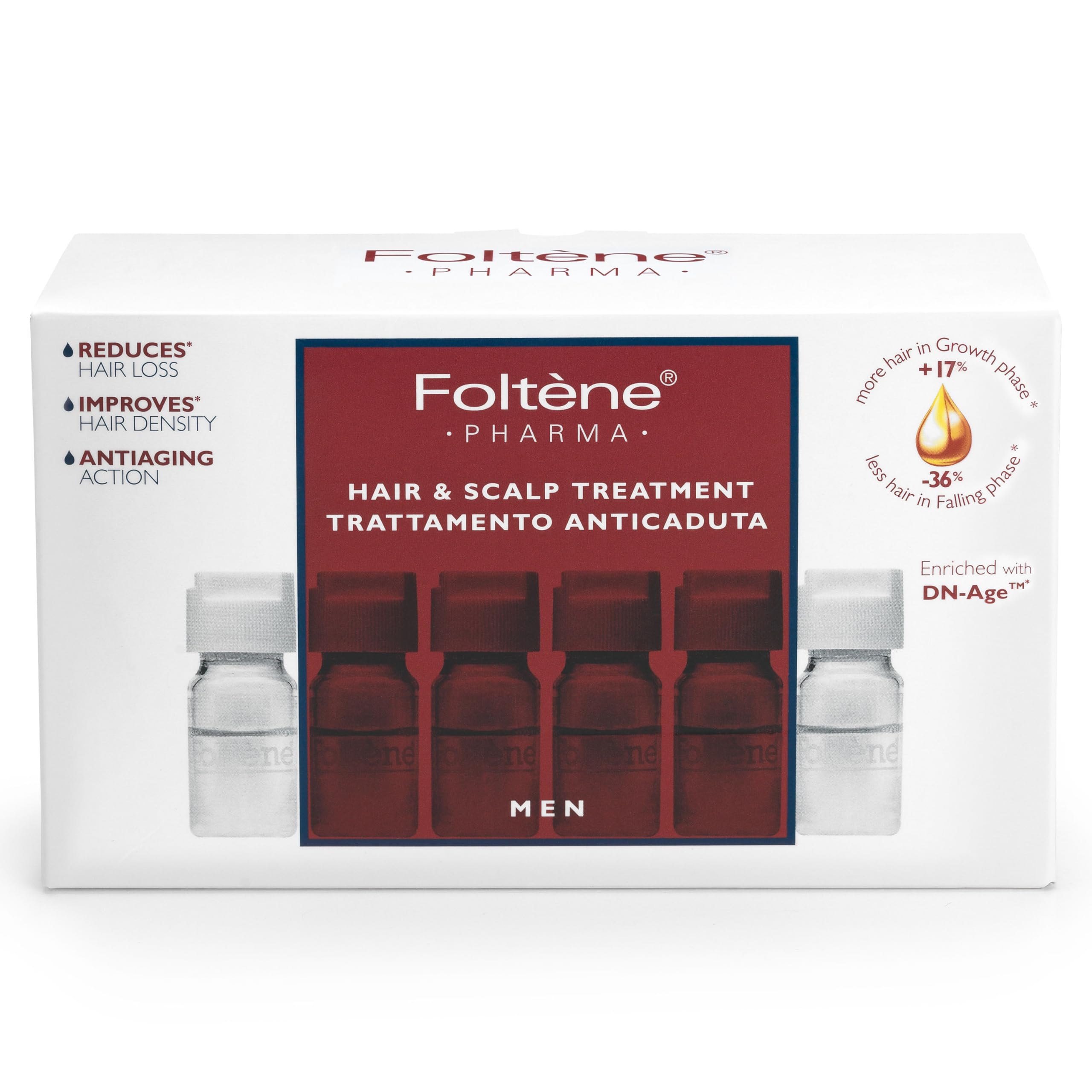 Amazon.com : FOLTENE Hair & Scalp Treatment for Men (New Packaging ...