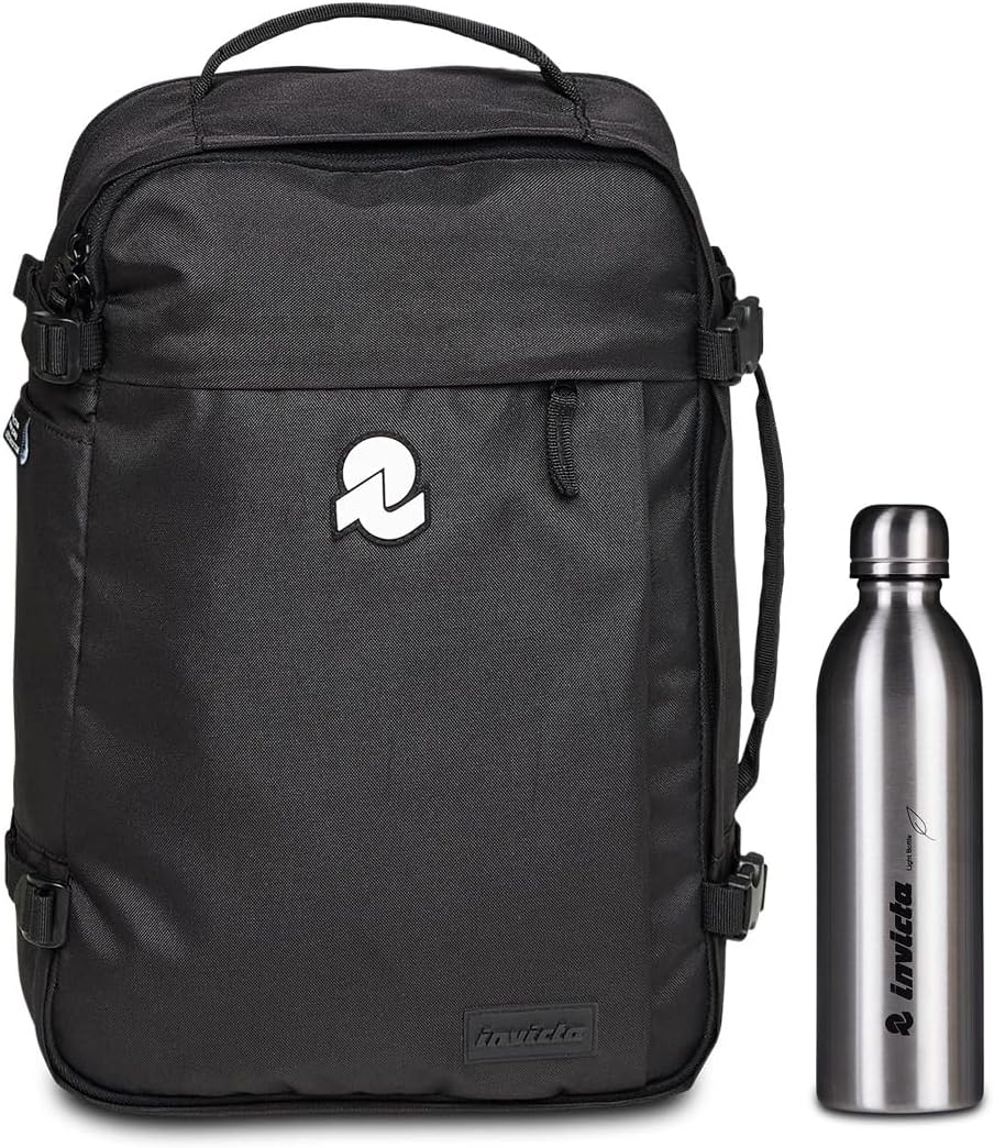 Invicta Zaino Viaggio TRAVEL, Nero - Zaino, Valigia - Bagaglio a Mano ...
