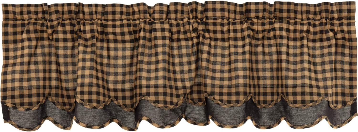 Amazon.com: Park Designs Apple Jack Scallop Valance, 58 x 15" : Home ...