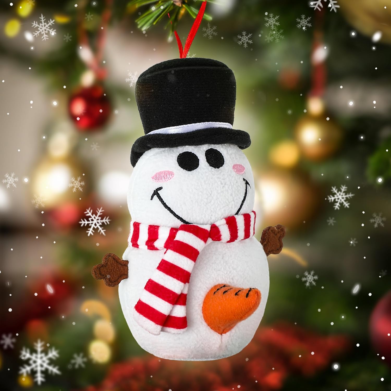 Amazon.com: Enhon Talking Snowman Funny Christmas Ornament, Naughty ...