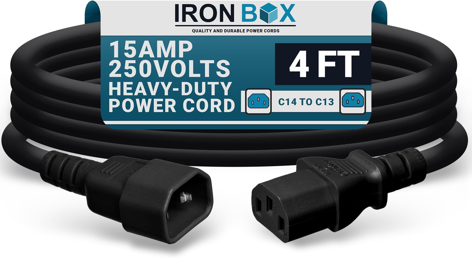 Amazon.com: CablesAndKits - 3 Prong Power Cord 6ft (1.82m) - 15A/250V ...