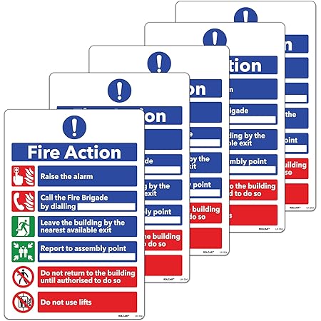 Multi sign Your first aiders are and your fire wardens are Safety sign ...
