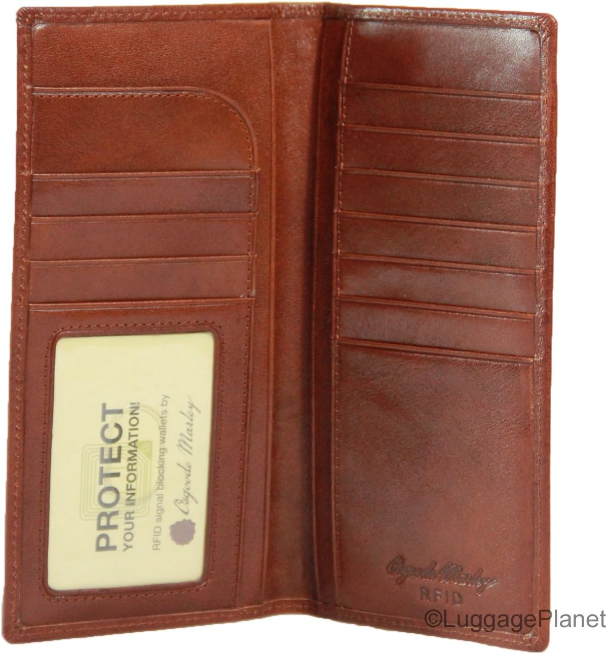 Amazon.com: Bosca Old Leather Coat Pocket Wallet Cognac : Clothing ...