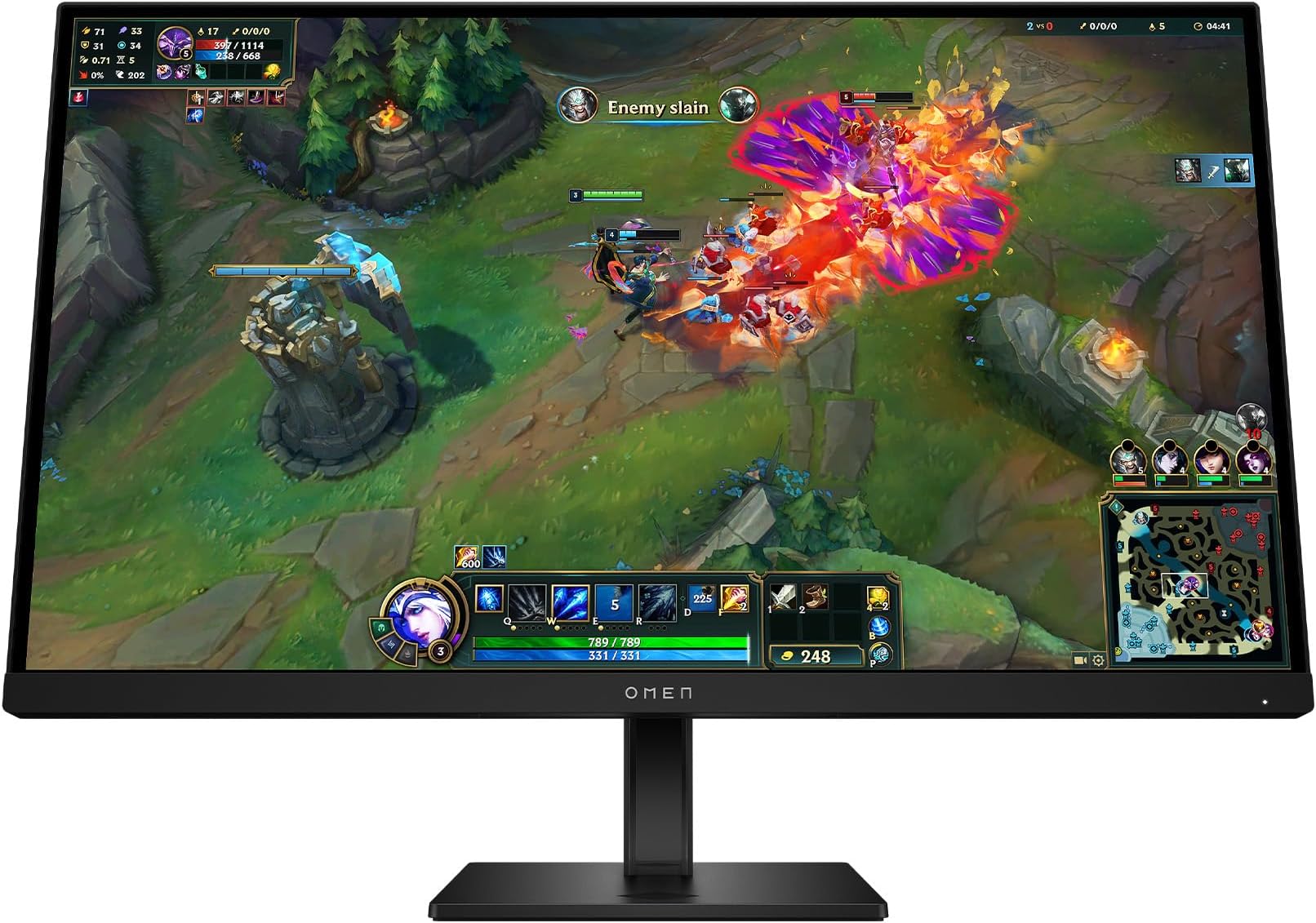 Amazon.com: HP OMEN 27 inch QHD 180Hz Gaming Monitor, Quad HD Display ...