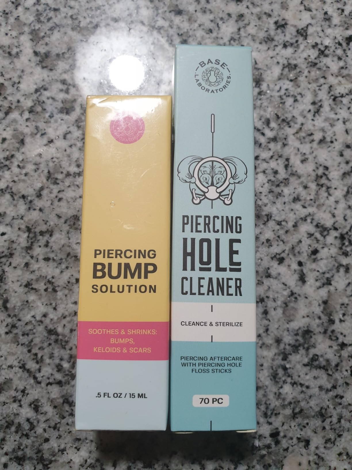 Amazon.com: Base Labs Piercing Aftercare Kit | 1 x Piercing Bump Drops ...