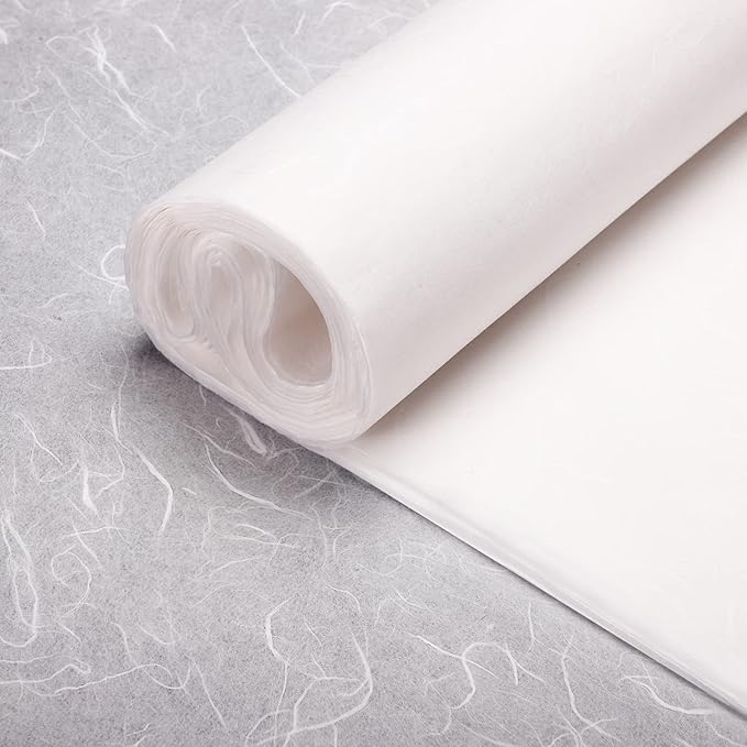 Amazon.com : 15 Sheets Mulberry Paper 16 x 54 Inch Rice Paper for ...
