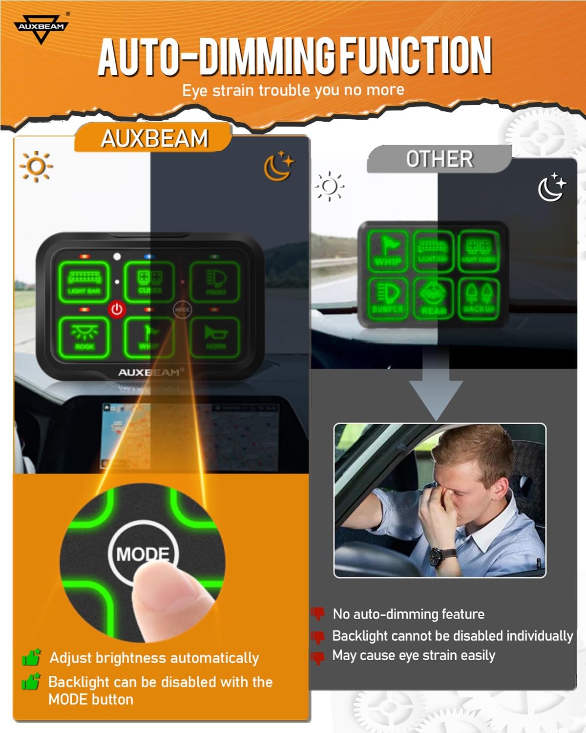 Snapklik.com : 6 Gang Switch Panel Bluetooth AR-600 RGB Large Button ...