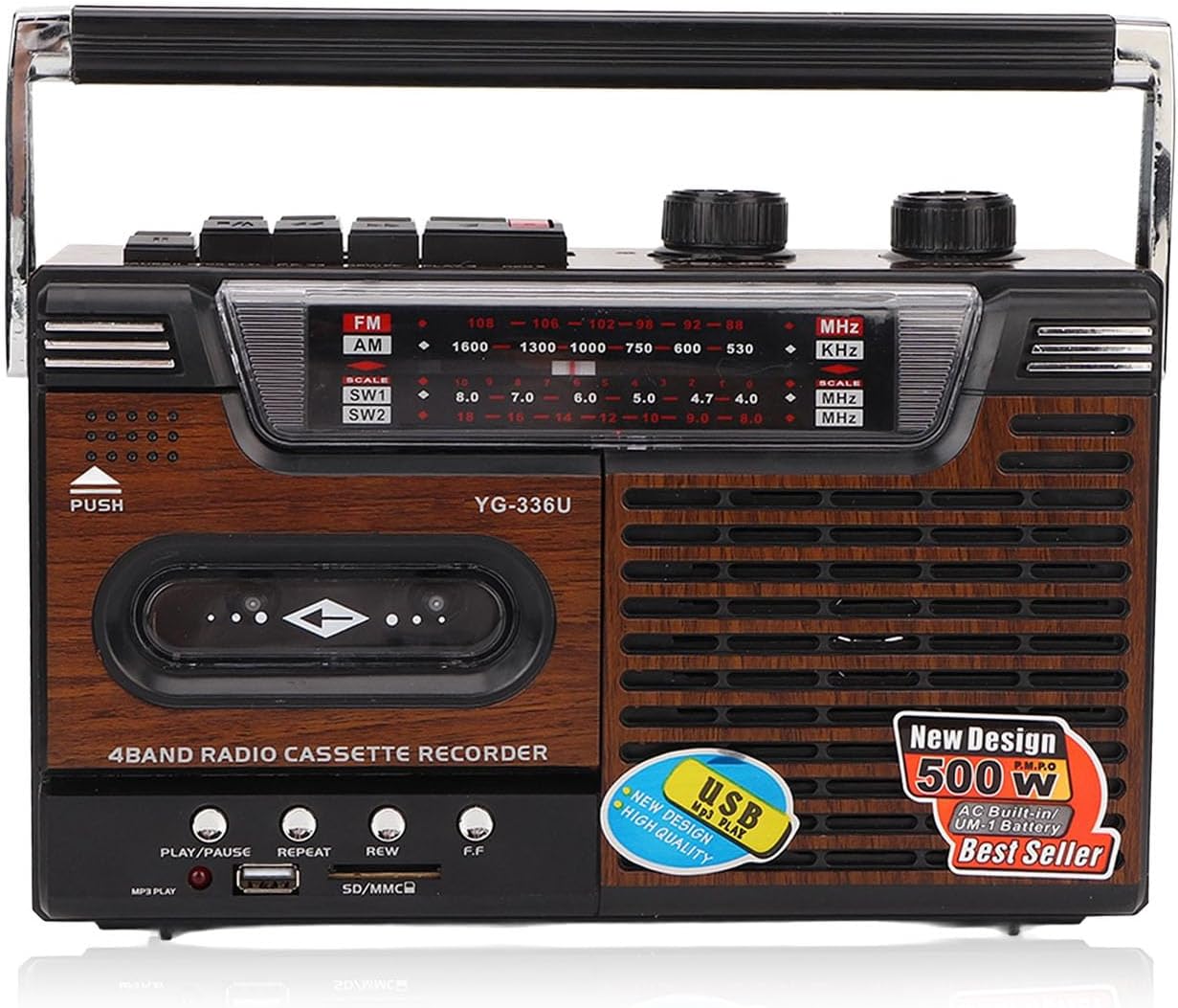 Muse M-182 RDC CD Player Radio AM FM Recorder Stereo Cassette ...