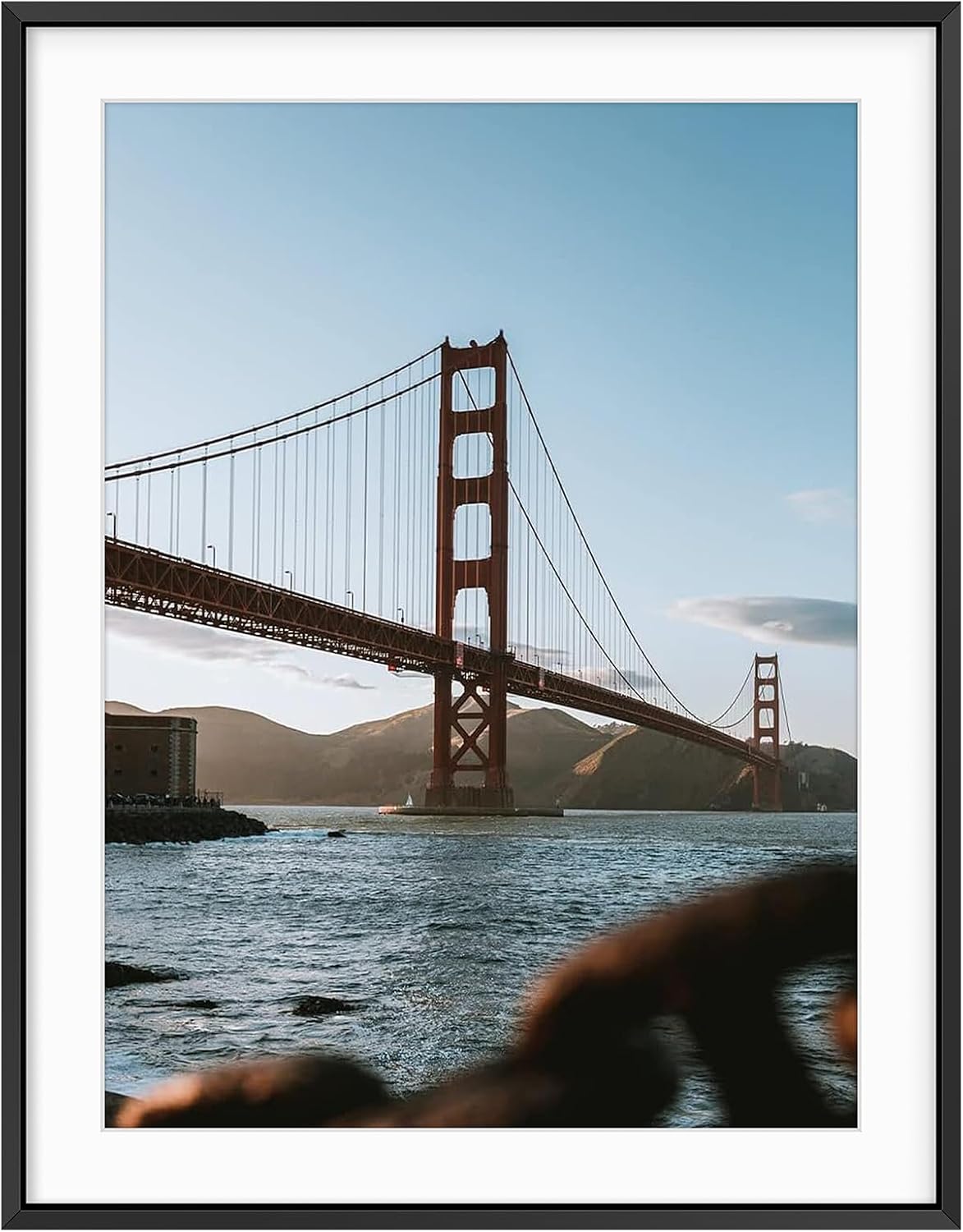 Amazon.com - Frametory, 14x18 Metal Picture Frame with Mat for 12x16 ...