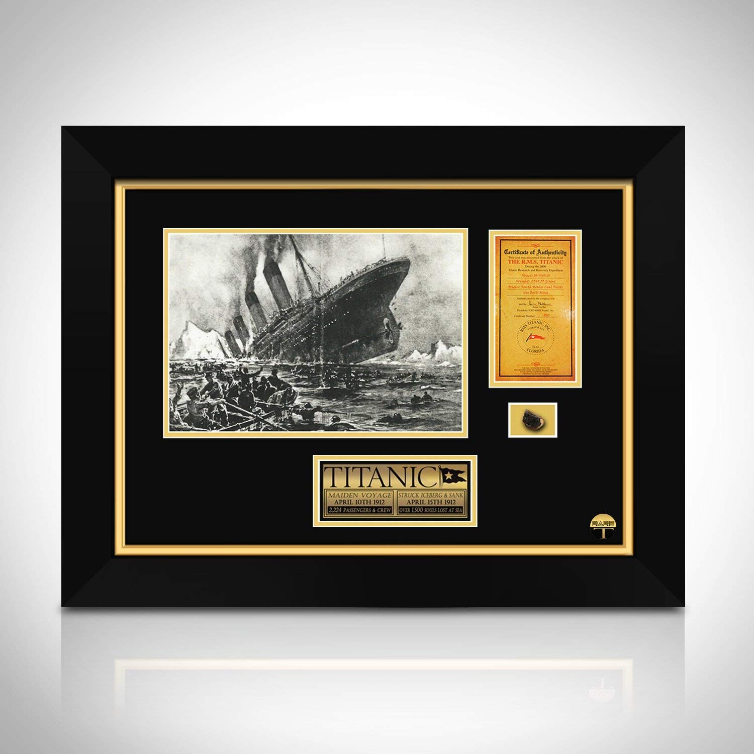 Buy RARE-T Titanic Coal- Hand-Signed Titanic Coal Specimen by CEO of ...