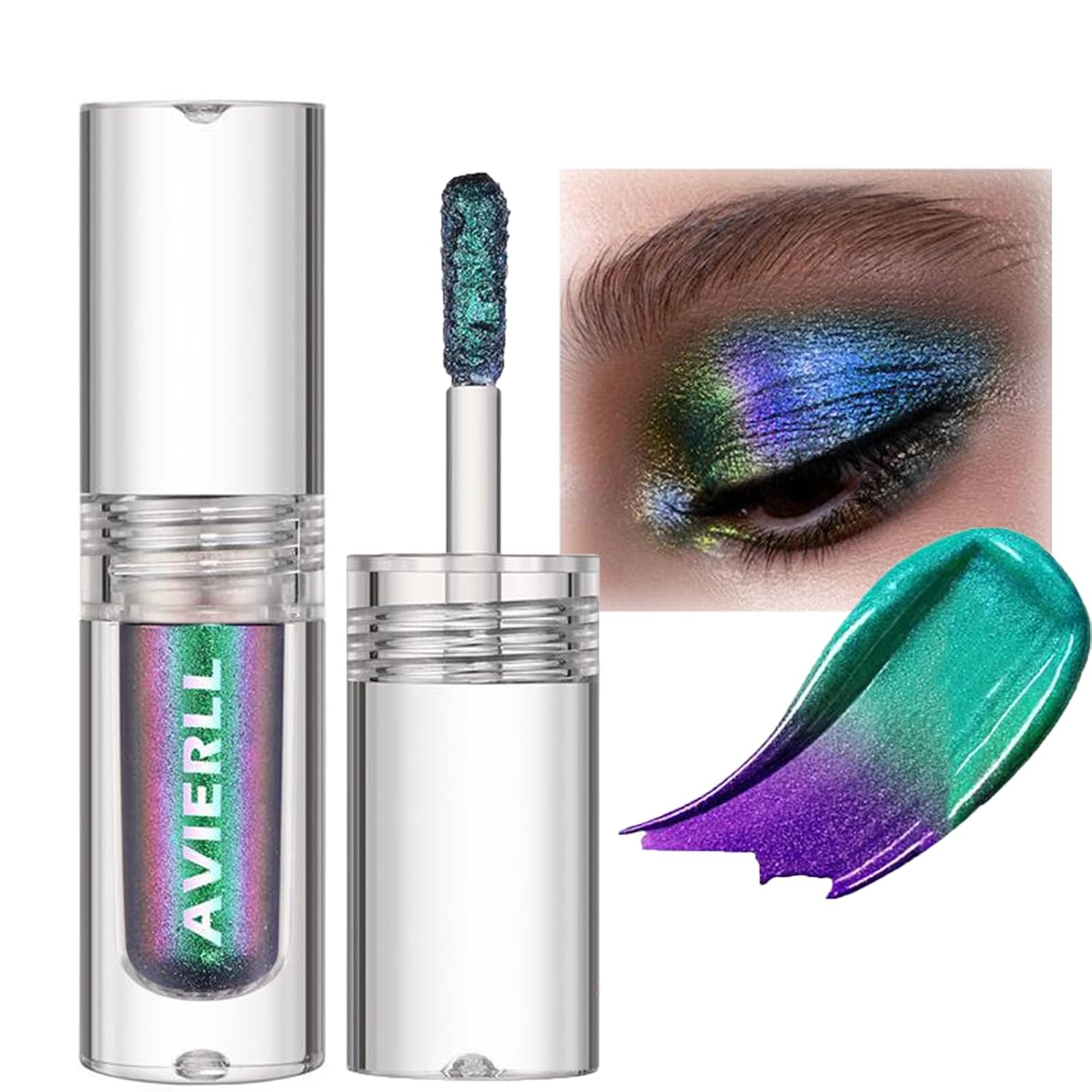 Amazon.com : HERBENJOY Liquid Eyeshadow Chameleon Eye Shadow Glitter ...