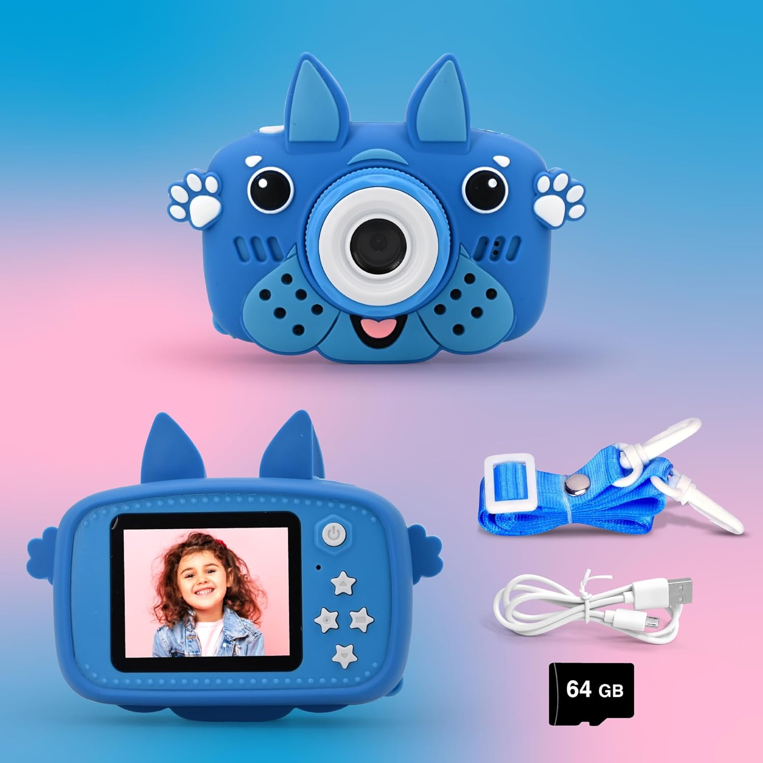 GKidz Kids Camera GK-KDM-DOG Instruction Manual
