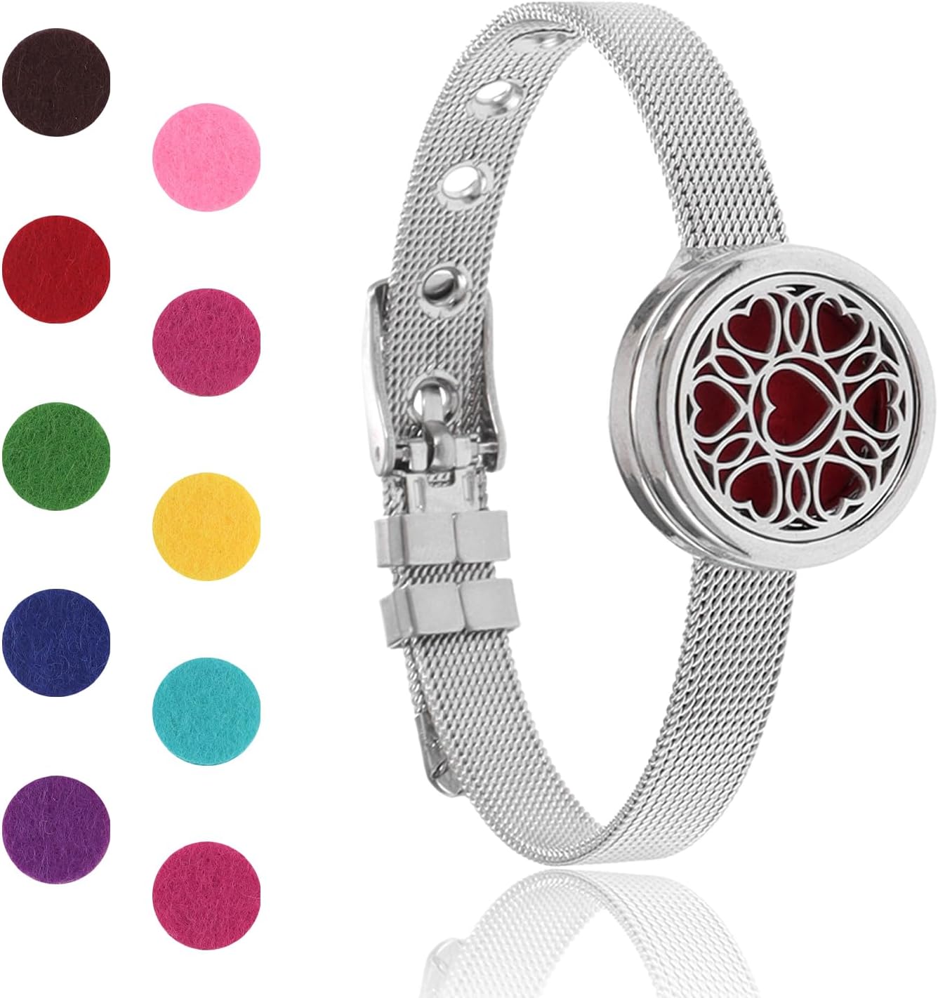 Amazon.com: Essential Oil Diffuser Bracelet Aromatherapy Locket ...