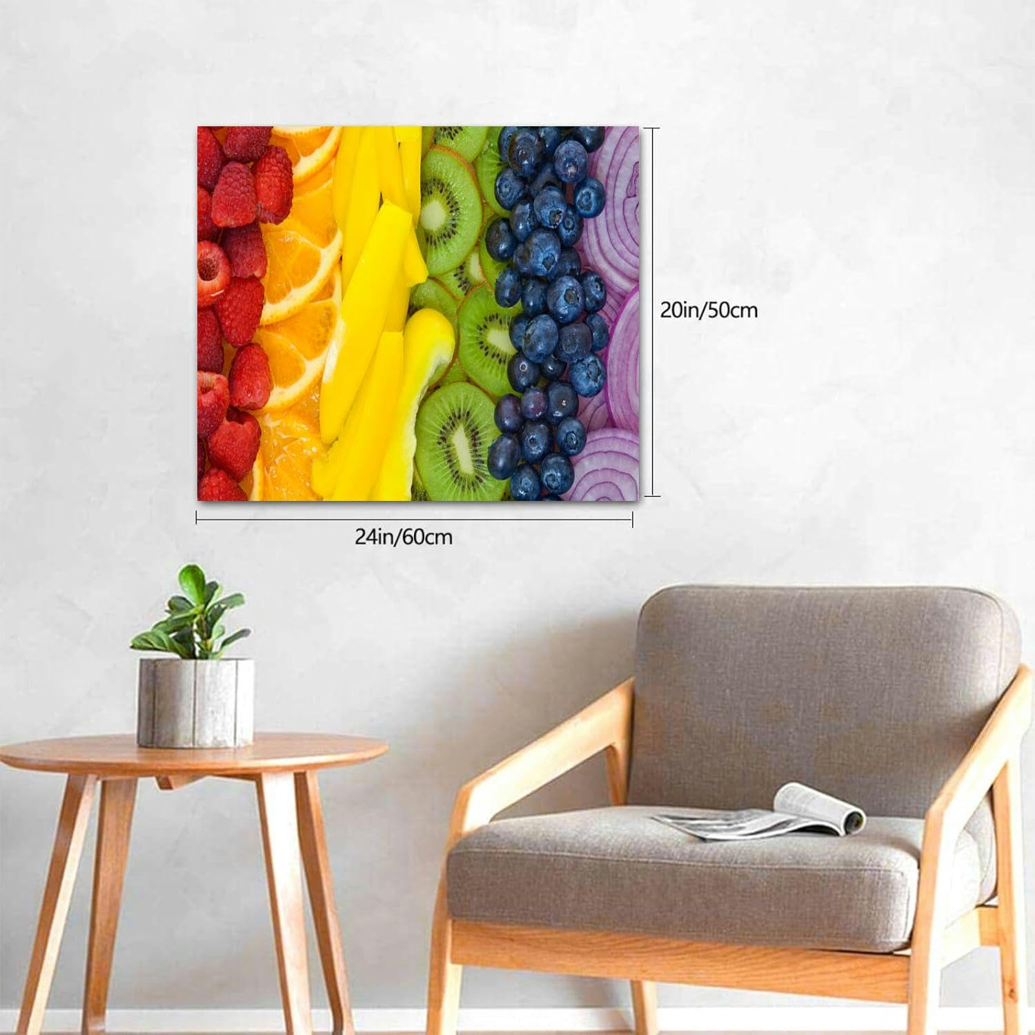 Cuadro De Frutas Y Verduras Del Arco Iris Actividad De Arte Como