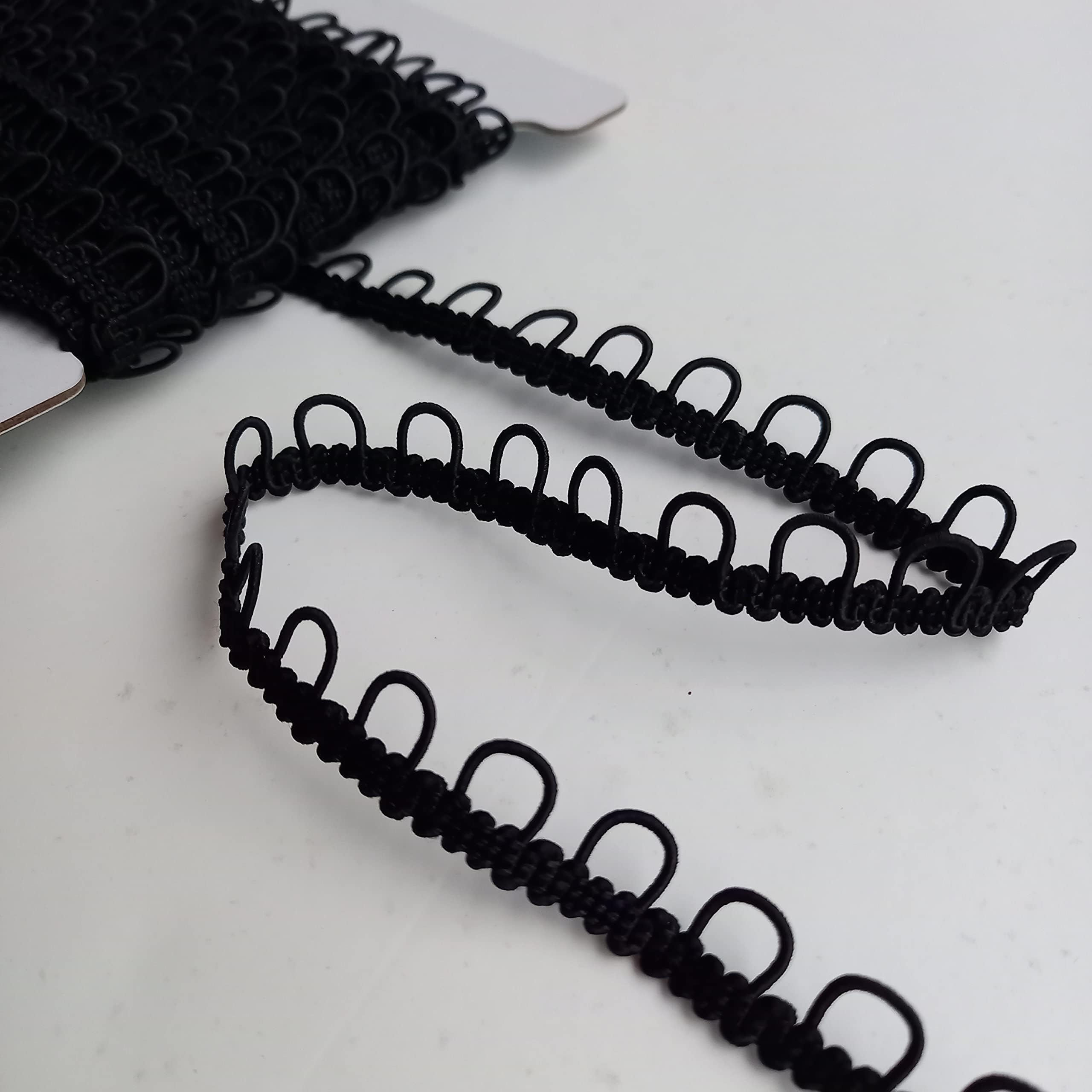 Bridal Looping Elastic Button Holes with Close Spacing - Sold by The ...