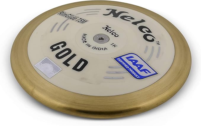 Nelco Discus | 1 KG Discus | Womens Discus 1KG | Gold Super Spin ...
