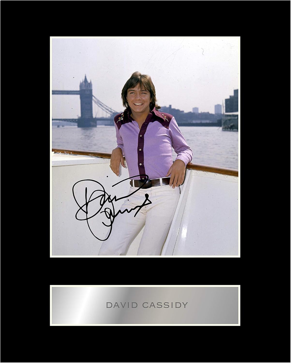 Iconic pics David Cassidy Signed Mounted Photo Display #2 Autographed ...