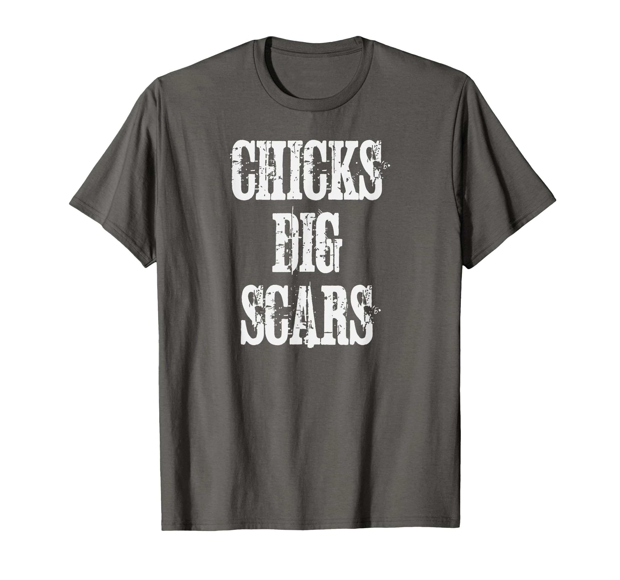 Amazon.com: Chicks Dig Scars Congenital Heart Defect Heart Warrior T ...