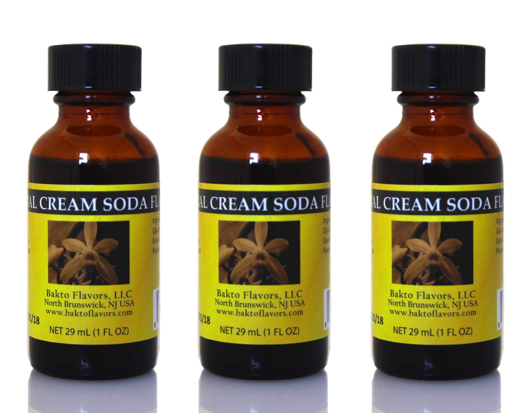 Amazon.com: Bakto Flavors Natural Cream Soda Flavor - 1 FL OZ - Pack of ...