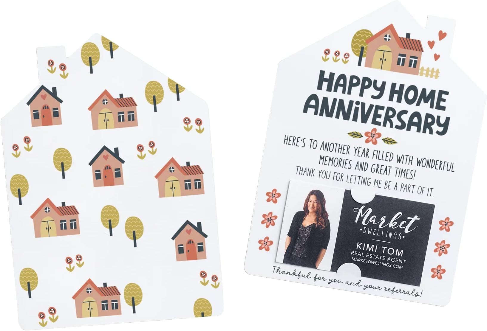 Amazon.com : Set of "Happy Home Anniversary" Mailers Greeting Cards ...