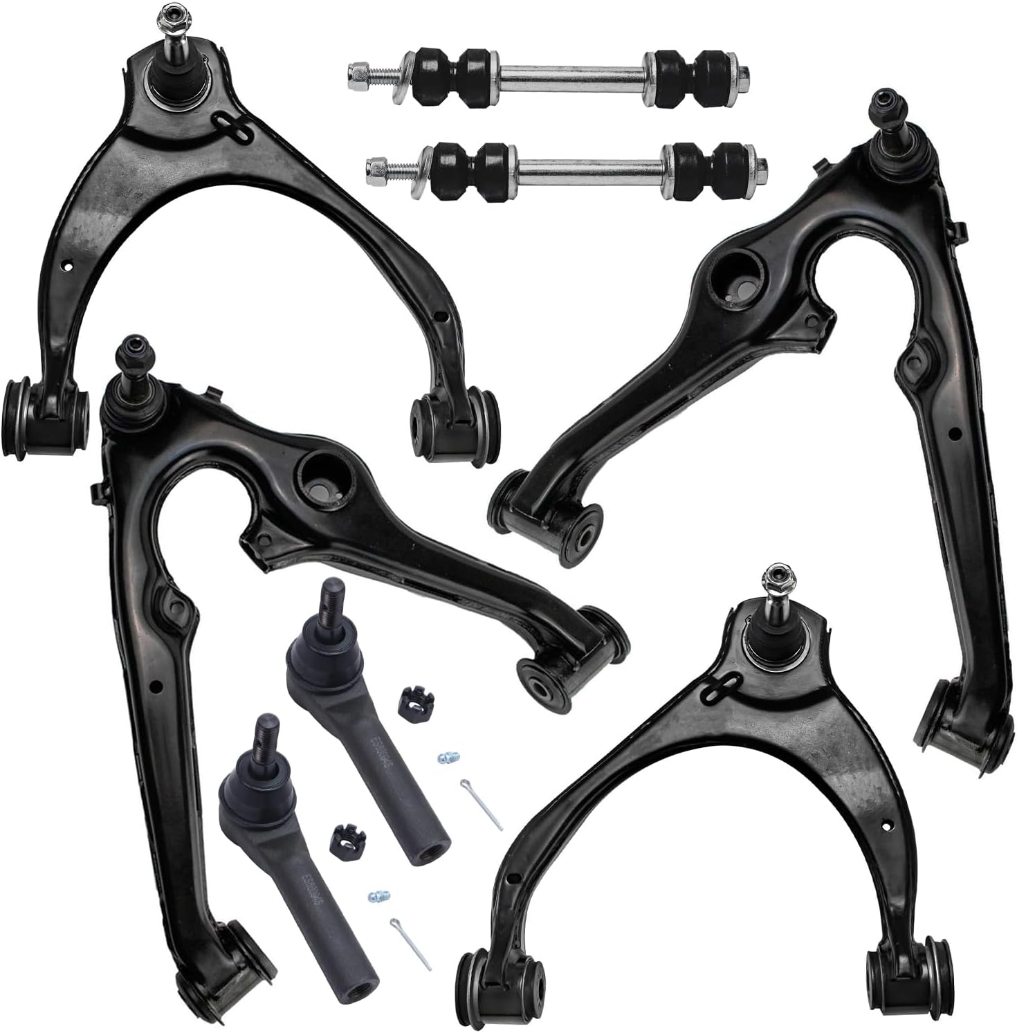 Amazon.com: Detroit Axle - 8pc Front End Kit for GMC Chevy Silverado Sierra 1500, Yukon XL Tahoe ...