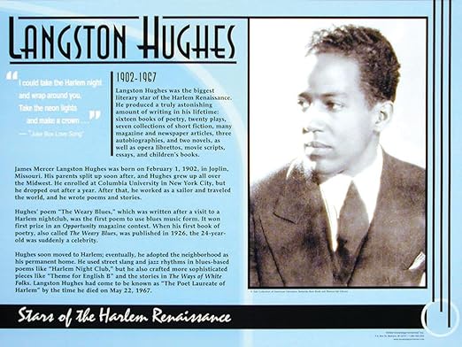 Amazon.com: Knowledge Unlimited Inc. Langston Hughes- Stars of The ...