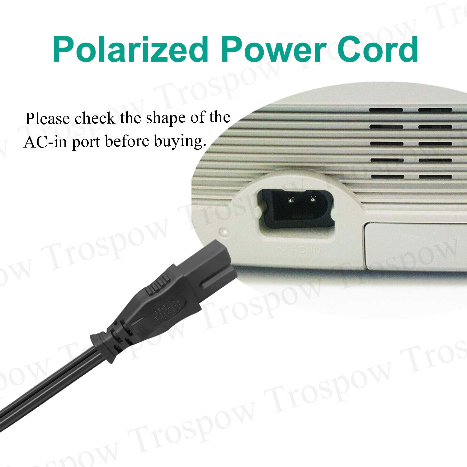 Snapklik.com : 8.2ft Power Cord For Brother SQ9185 CE-8080PRW CE ...