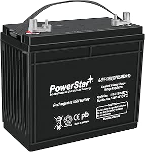 Amazon.com: PowerStar Replacement for US12VRXC2, Group GC12, 12 Volt ...