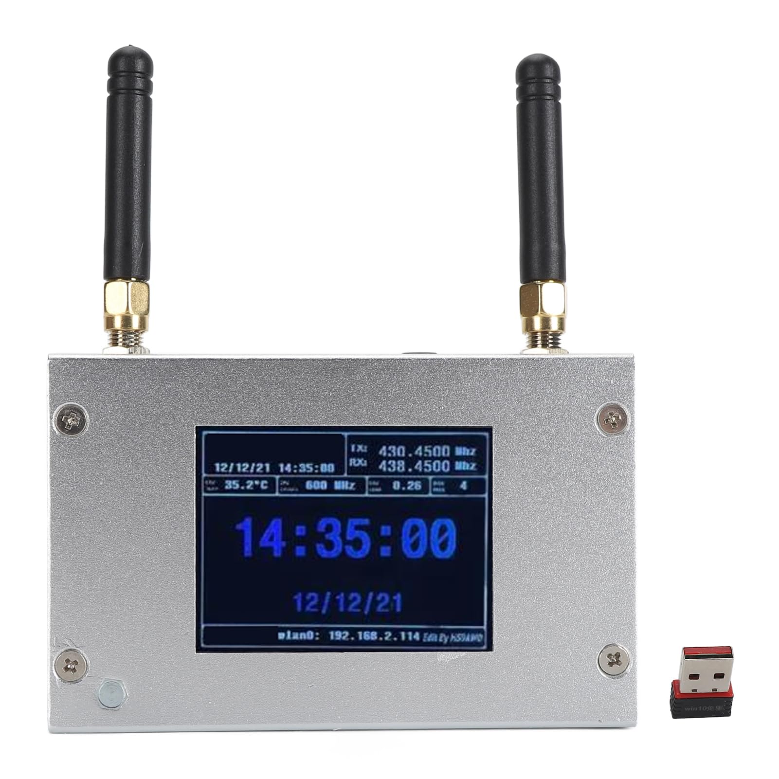 Amazon.com: ASHATA Duplex Hotspot Board, Aluminum Housing Color Display ...