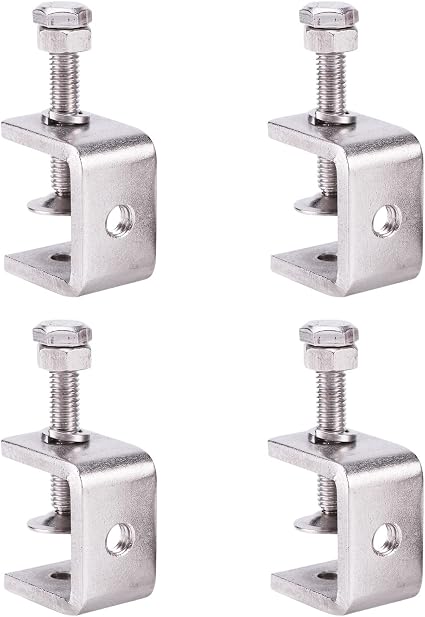 304 Stainless Steel C Clamps, Heavy Duty C Clamps for Metal Working ...