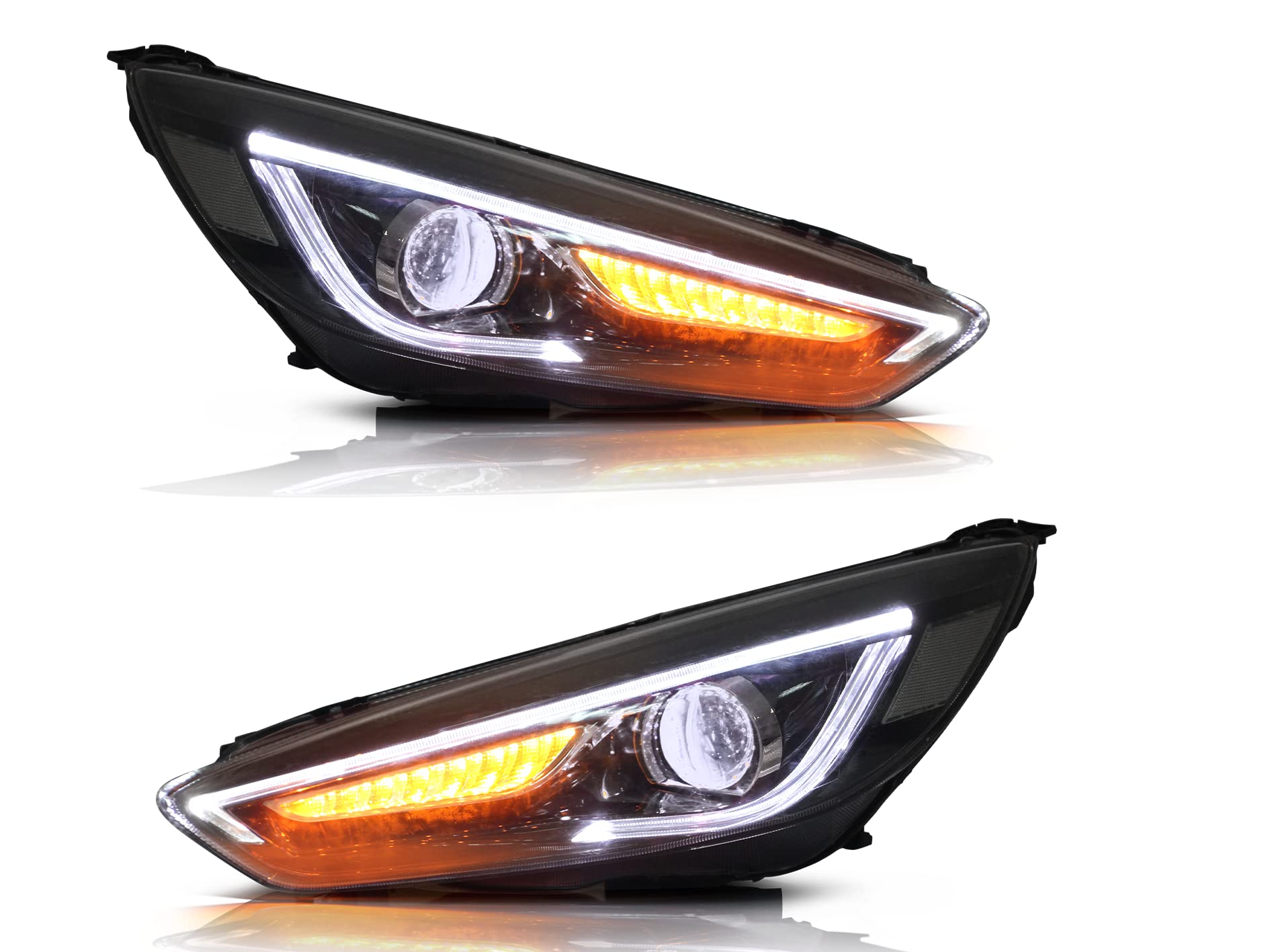 Ford Focus St VLAND LED Projector Headlights For Ford Focus 2015-2018 ...
