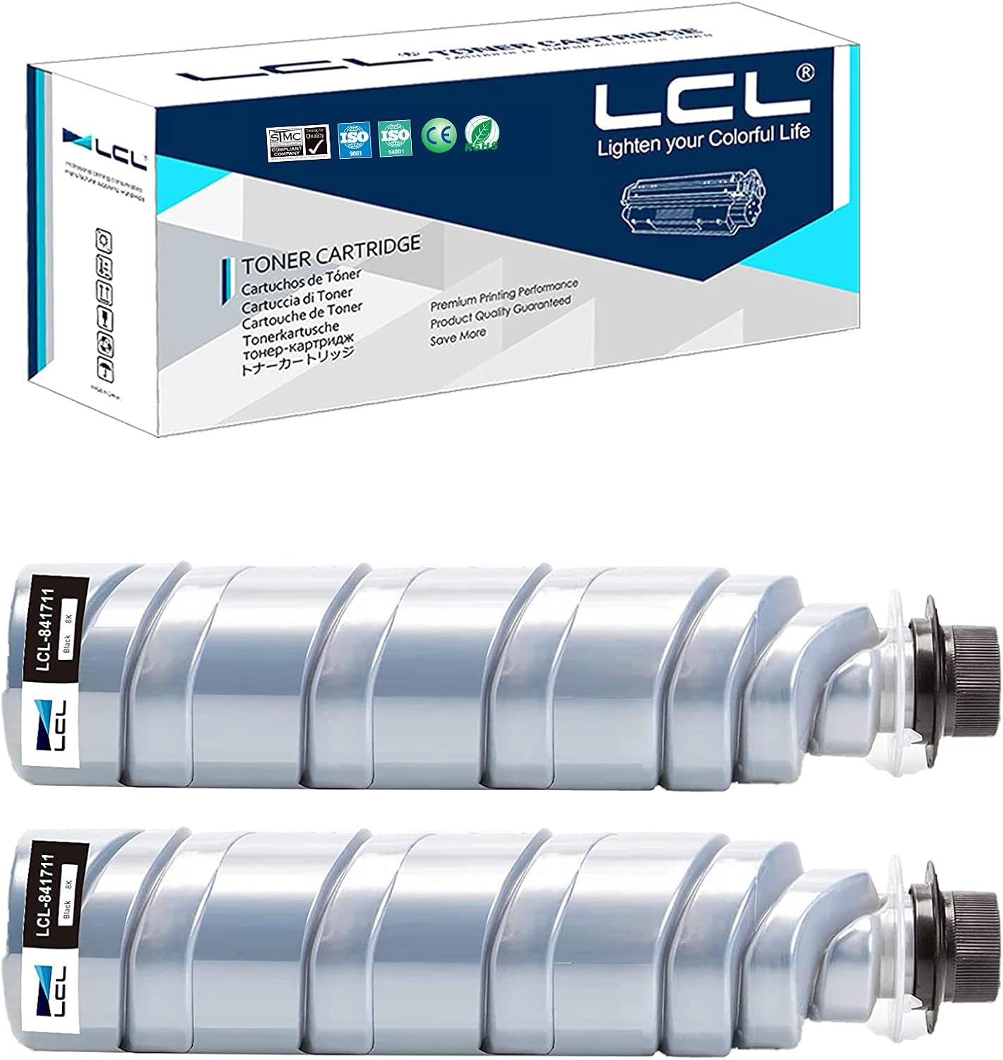 LCL Kompatibel Tonerkartusche 841711 841913 MP 301 SPF MP301E (2Schwarz ...