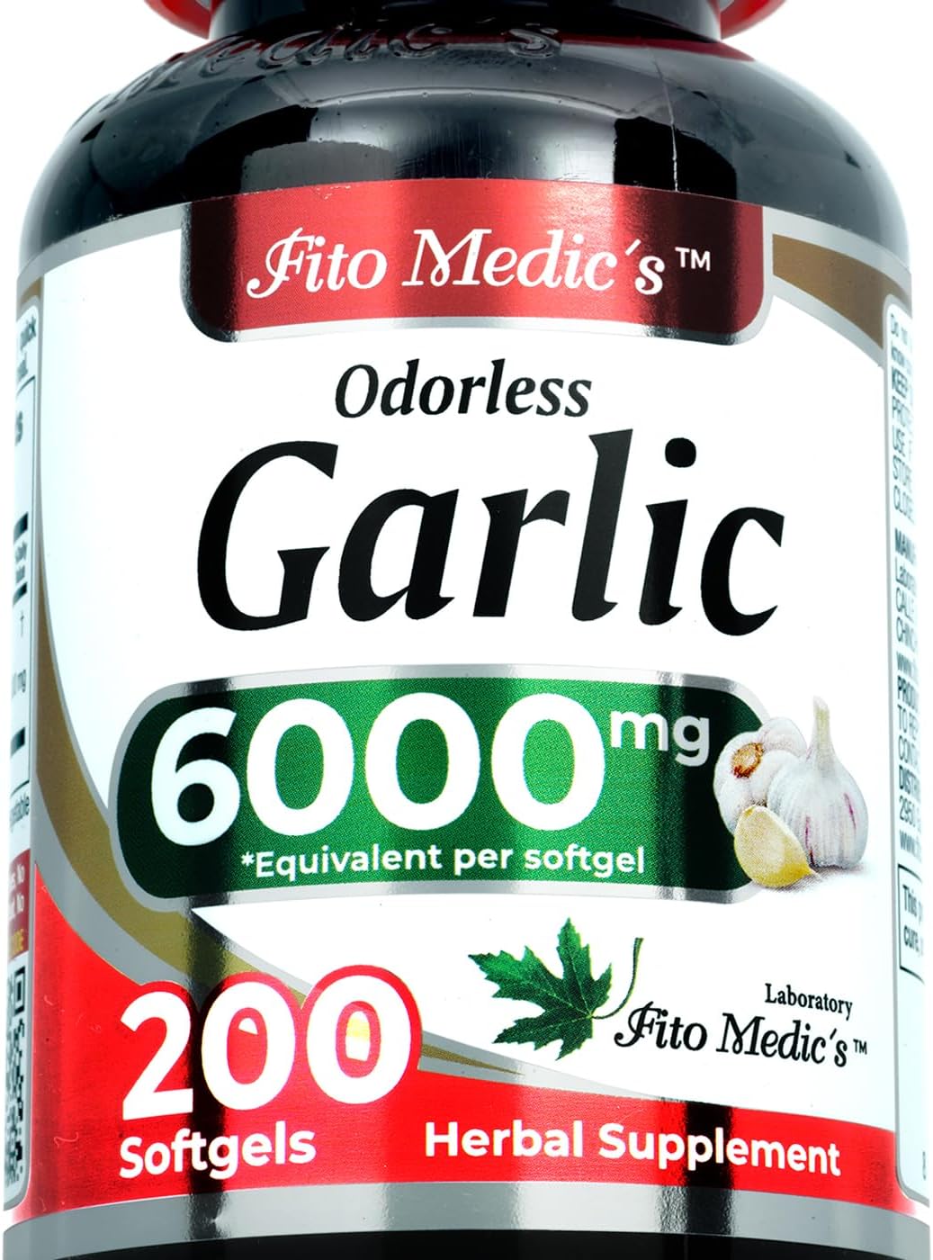 Amazon.com: Lab | garlic pills |6000 mg Equivalent | 200 softgels ...