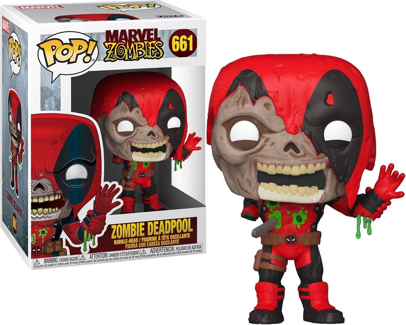 Amazon.com: Marvel Zombies Funko Pop! Zombie Moon Knight #796 : Toys ...