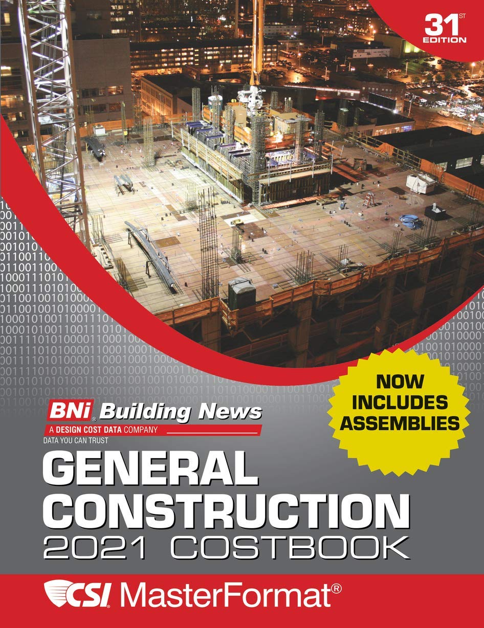 2021 Building News General Construction Costbook: BNI: 9781588551931 ...