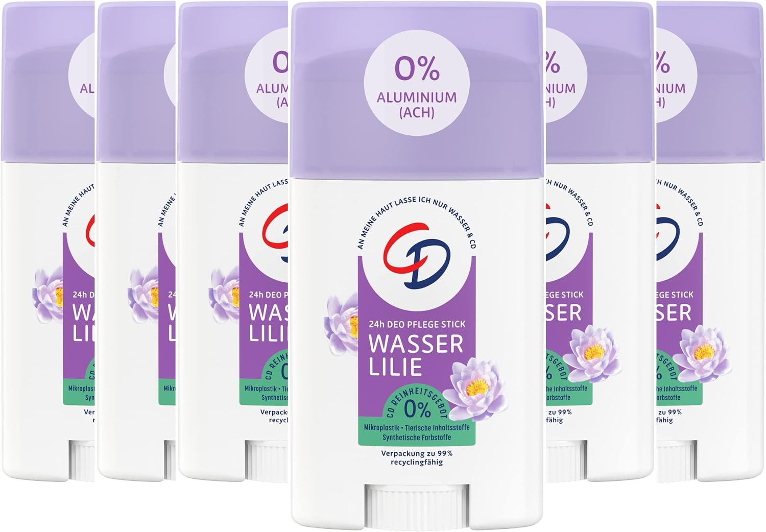 CD Deodorant Care Stick Water Lily 40 ml Pack of 6 x 40 ml : Amazon.co ...