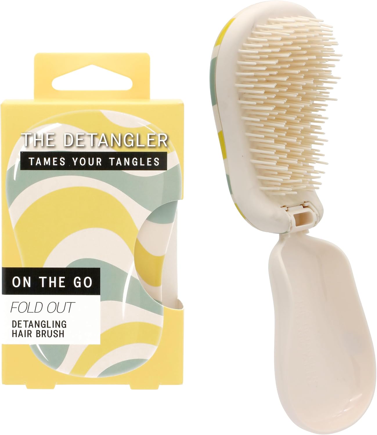 The Detangler On the Go Travel Detangling Hair Brush, Retro Swirl ...