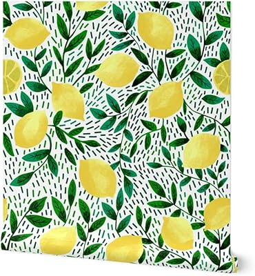 NextWall Daisy Bennett Designs Lemoncello Peel and Stick Wallpaper (Sky Blue) - Amazon.com