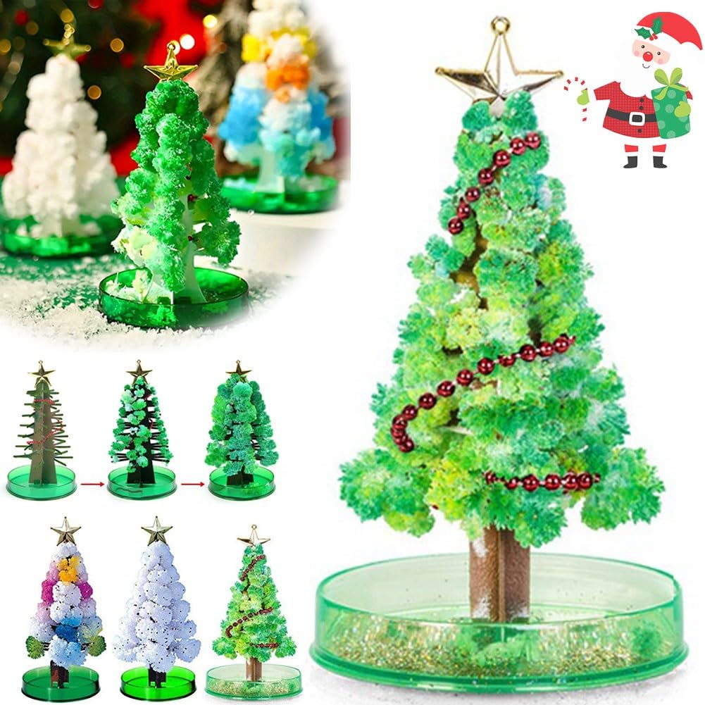 Amazon.com: Magic Grow Christmas Tree, Magic Crystal Christmas Tree ...