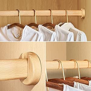 Amazon.co.jp: Tsuppari Rod Noren Stick Tension Closet Clothes Hanging ...
