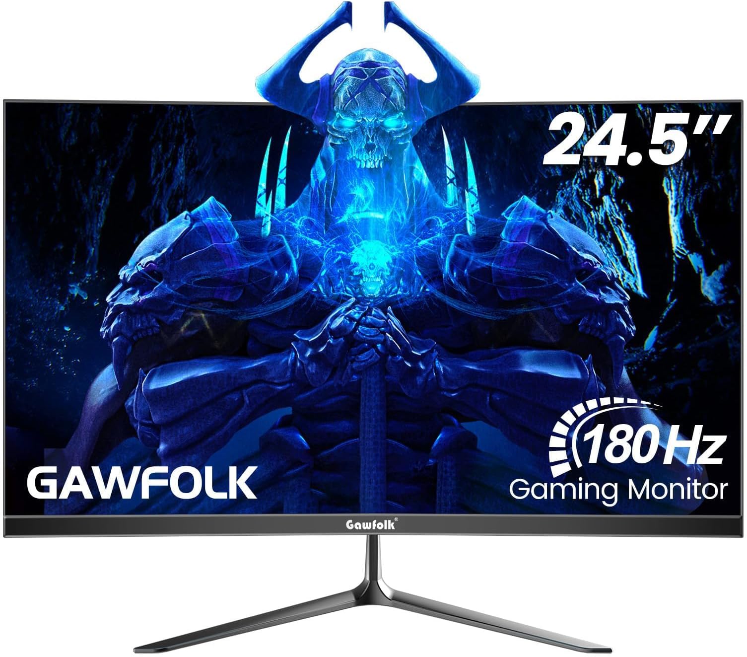 Gawfolk 24.5 Inch Gaming Monitor with AMD FreeSync, Flicker-Free, HDMI ...