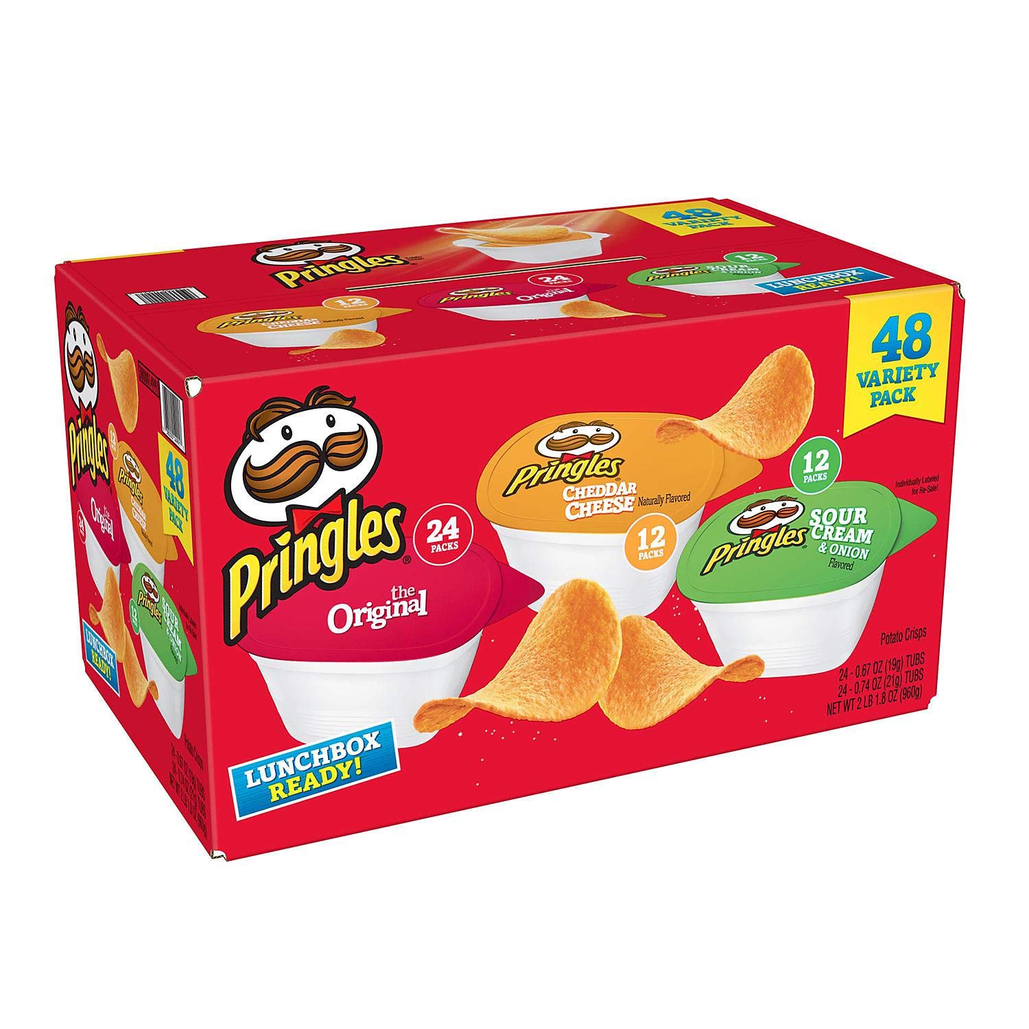 Amazon.com: Pringles Snack Stacks 3-Flavor Variety Pack