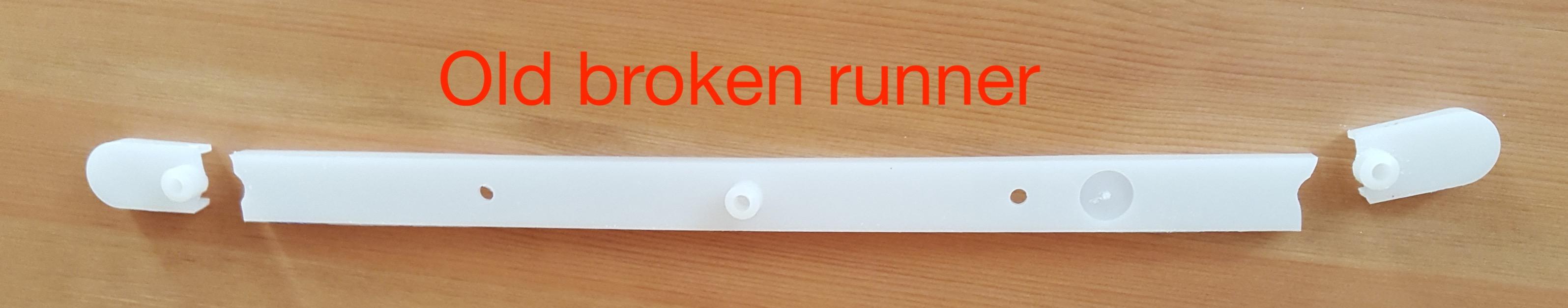 Home Fittings 10 Pairs of White Plastic drawer runners with screws for ...