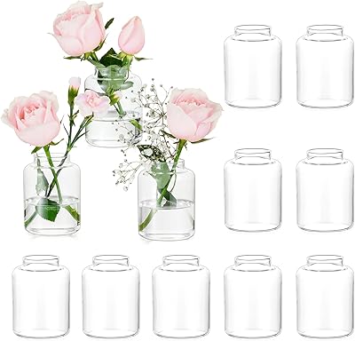 Amazon.com: Tioncy 12 Pcs 6'' x 6'' Clear Square Vase Acrylic Cube ...