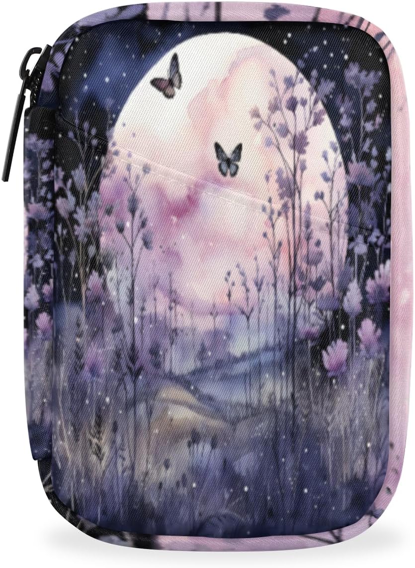 Amazon.com: Floral Butterfly Pill Box 7 Day Travel Pill Organizer for ...