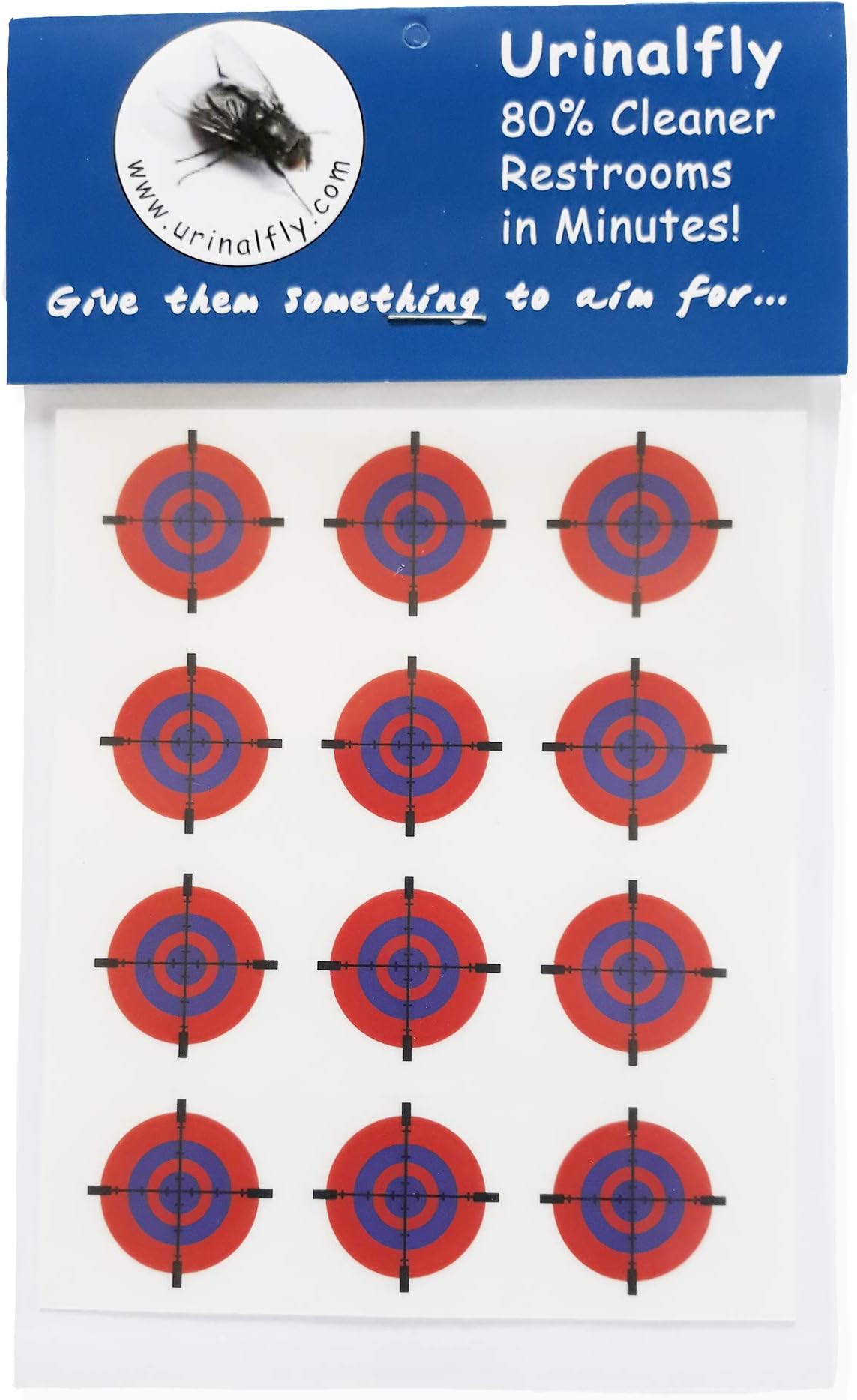 Amazon.com: Bullseye Toilet Target Stickers Bulk Pack (13 Targets) for ...